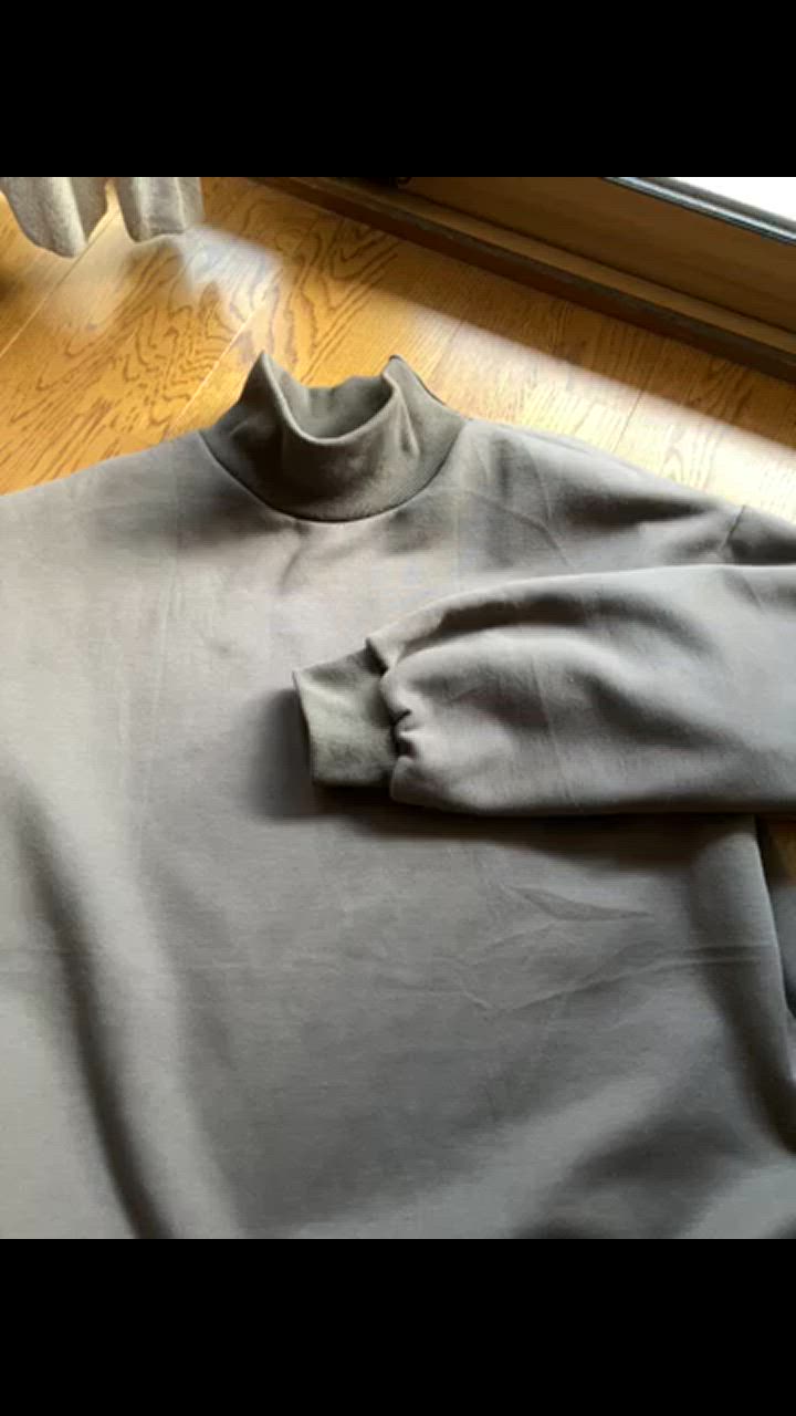 uricca トレーナー スウェット レディース 裏起毛 秋 冬 黒 白 おしゃれ ボトルネック ハイネック リブ トップス [郵3]^t1037^ : uricca ウリッカ - 通販 ...