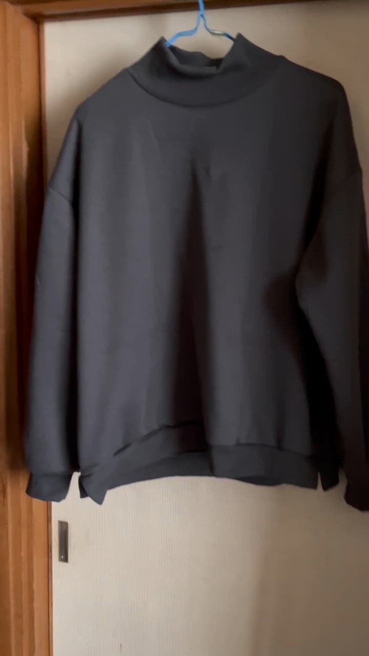 uricca トレーナー スウェット レディース 裏起毛 秋 冬 黒 白 おしゃれ ボトルネック ハイネック リブ トップス [郵3]^t1037^ : uricca ウリッカ - 通販 ...