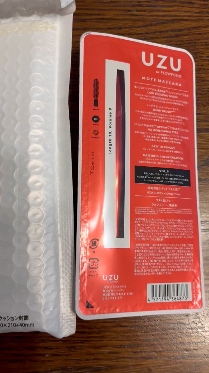 UZU（フローフシ） フローフシ UZU (ウズ) モテマスカラ VOL.9 (ボリューム) 5.5g #ブラック ネコポス 全国送料無料 : Buy this today - 通販 ...