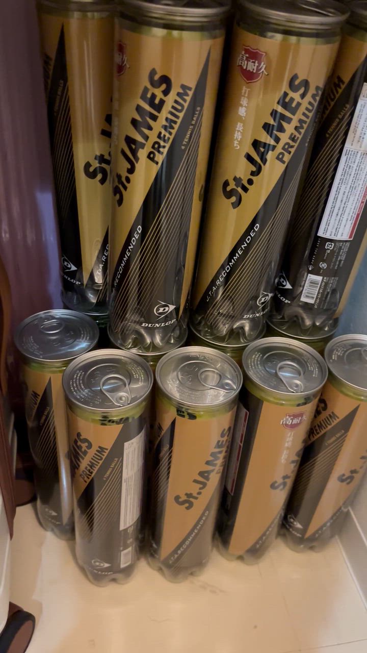 「SDGsプロジェクト」「KPIオリジナルモデル」DUNLOP ダンロップ 「St.JAMES Premium セントジェームス プレミアム 15缶/60球 」テニスボール『即日出荷 ...