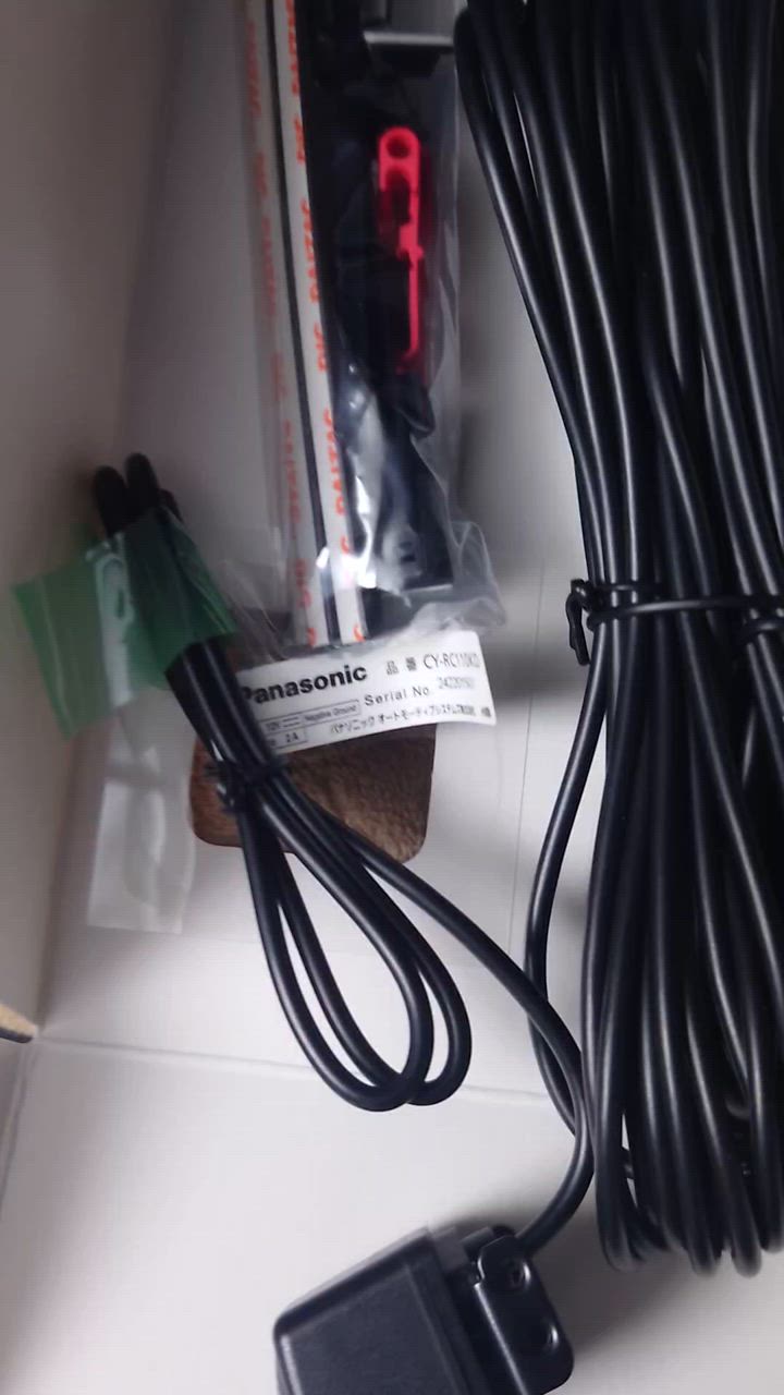 Panasonic CY-RC110KD パナソニック リヤビューカメラ 41万画素CMOS RCA出力 汎用バックカメラ HDR IP68防水・防塵 F値1.8 視野角水平162°/垂直 ...