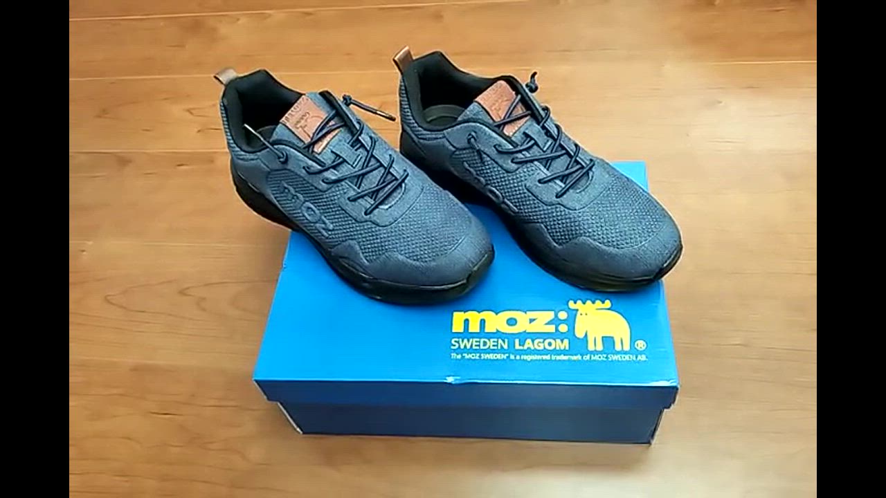 moz メンズ スニーカー 軽量 クッションインソール 防水 ゴムレース 高周波 モズ 靴 黒 ネイビー ベージュ 4273 : 靴工房あきまい - 通販 - Yahoo!ショッピング