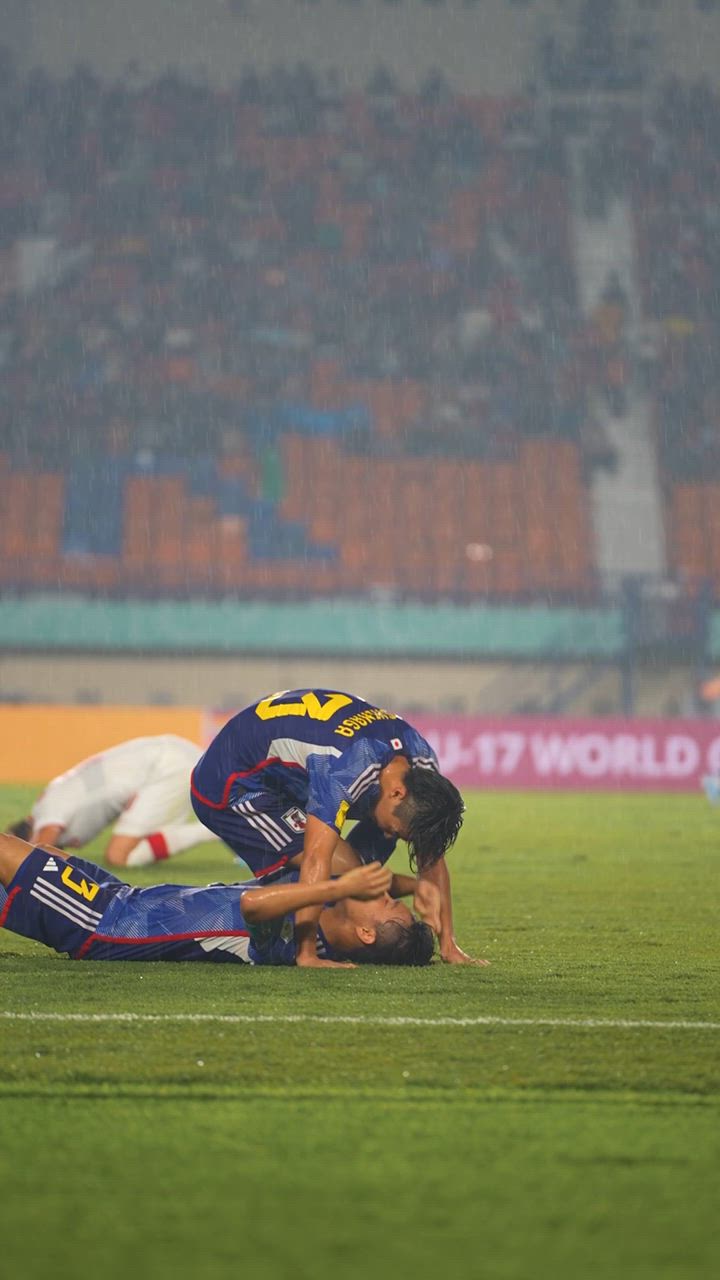 【動画】【U-17W杯】ポーランドとの激闘を制して喜ぶU-17日本代表 - スポーツナビ「FIFA」