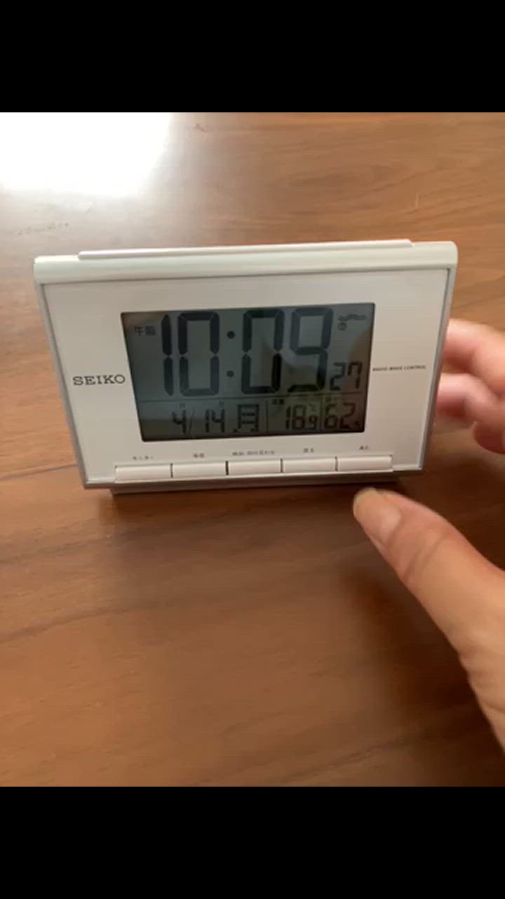 SEIKO セイコー(SEIKO) SQ698S 電波目覚まし時計 温湿度計付き デジタル : イーベスト - 通販 - Yahoo!ショッピング