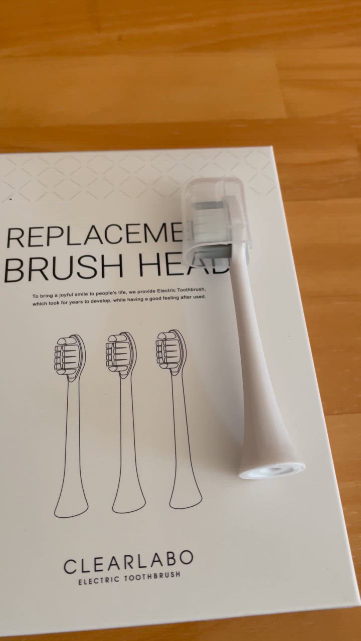 CLEARLABO (4日間限定20%OFF) 電動歯ブラシ 替えブラシ 3本セット ※電動歯ブラシは別売りです : いいねONLINE 健康&美容 研究所 - 通販 - Yahoo!ショッピング