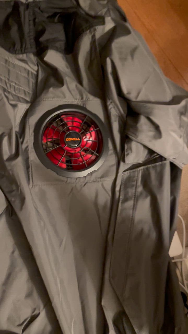 村上被服 HOOH V1127 ミドルファン 半袖フードジャケット 空調作業服 裏チタンコーティング UVカット 消臭 撥水 フルハーネス対応 : Total Homes - 通販 ...