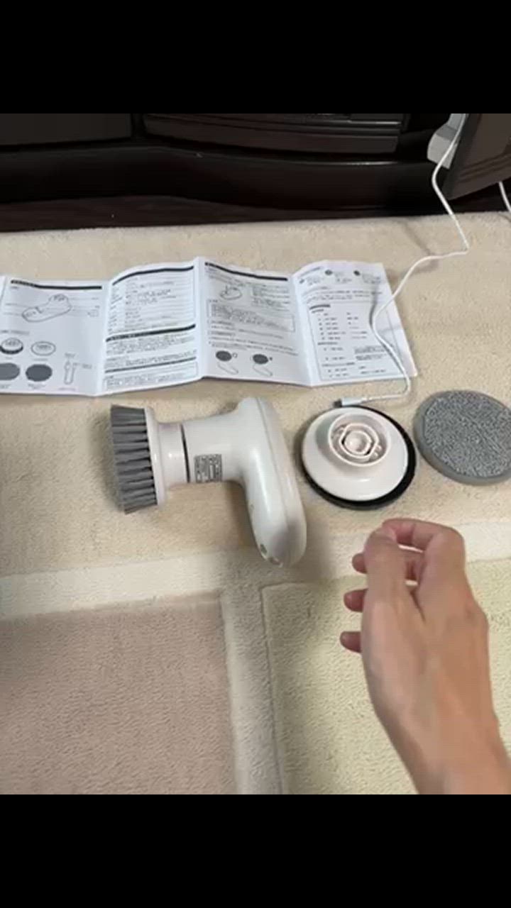 ±0 [ 【激落ちくん】コードレス電動ブラシ XJR-J010 ]特典付 防水 パワフル 強力 軽量 IPX7 ハイパワー 掃除 ブラシ バスポリッシャー 水垢 プラマイゼロ : インテリア ...