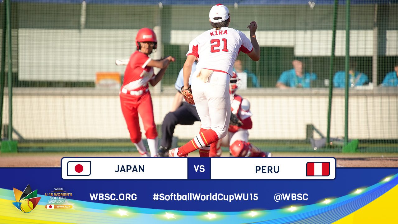 【動画】【U15WSWCハイライト】第12試合 日本 vs ペルー - スポーツナビ「WBSC女子U15ソフトボールワールドカップ2023in東京」
