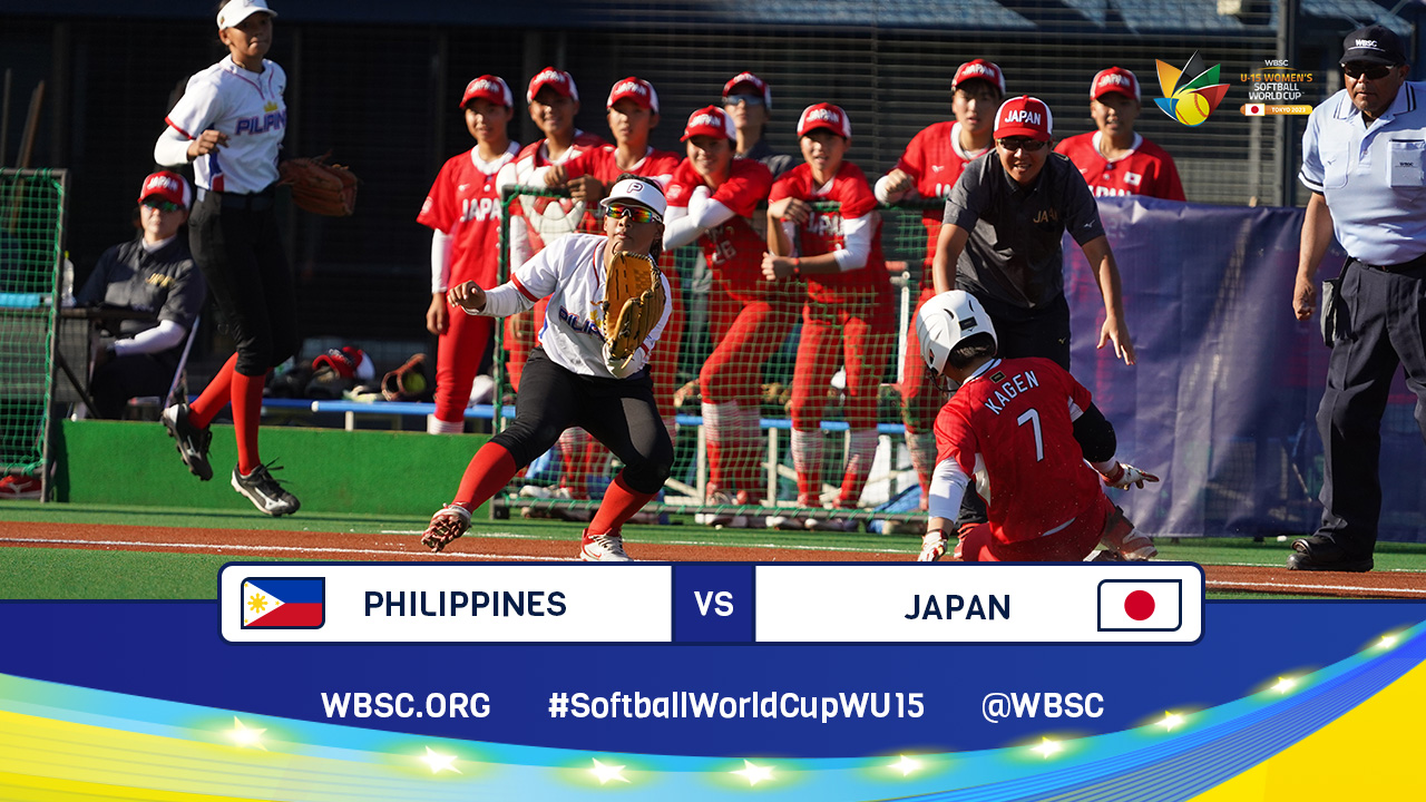【動画】【U15WSWCハイライト】第34試合 フィリピン vs 日本 - スポーツナビ「WBSC女子U15ソフトボールワールドカップ2023in東京」