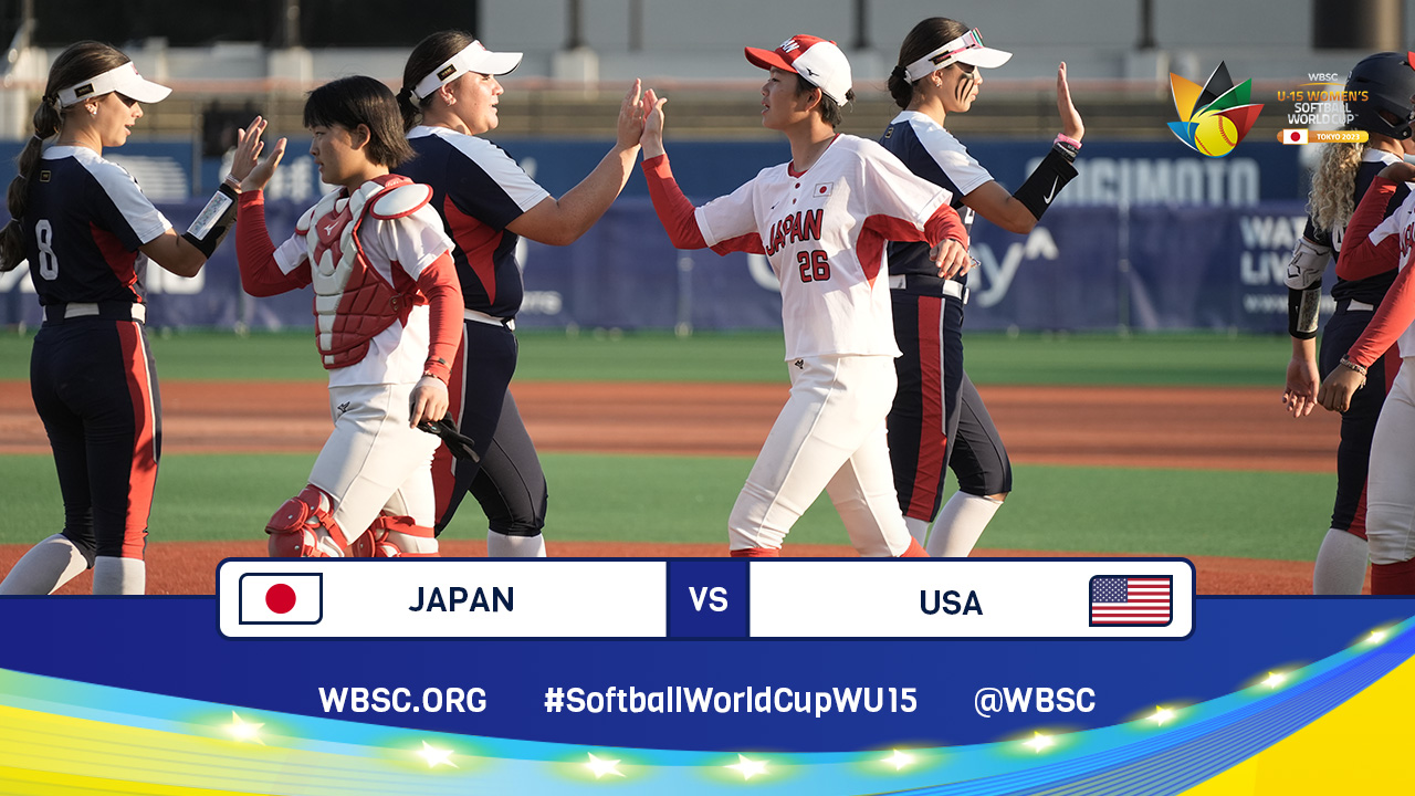 【動画】【U15WSWCハイライト】第40試合 日本 vs アメリカ - スポーツナビ「WBSC女子U15ソフトボールワールドカップ2023in東京」