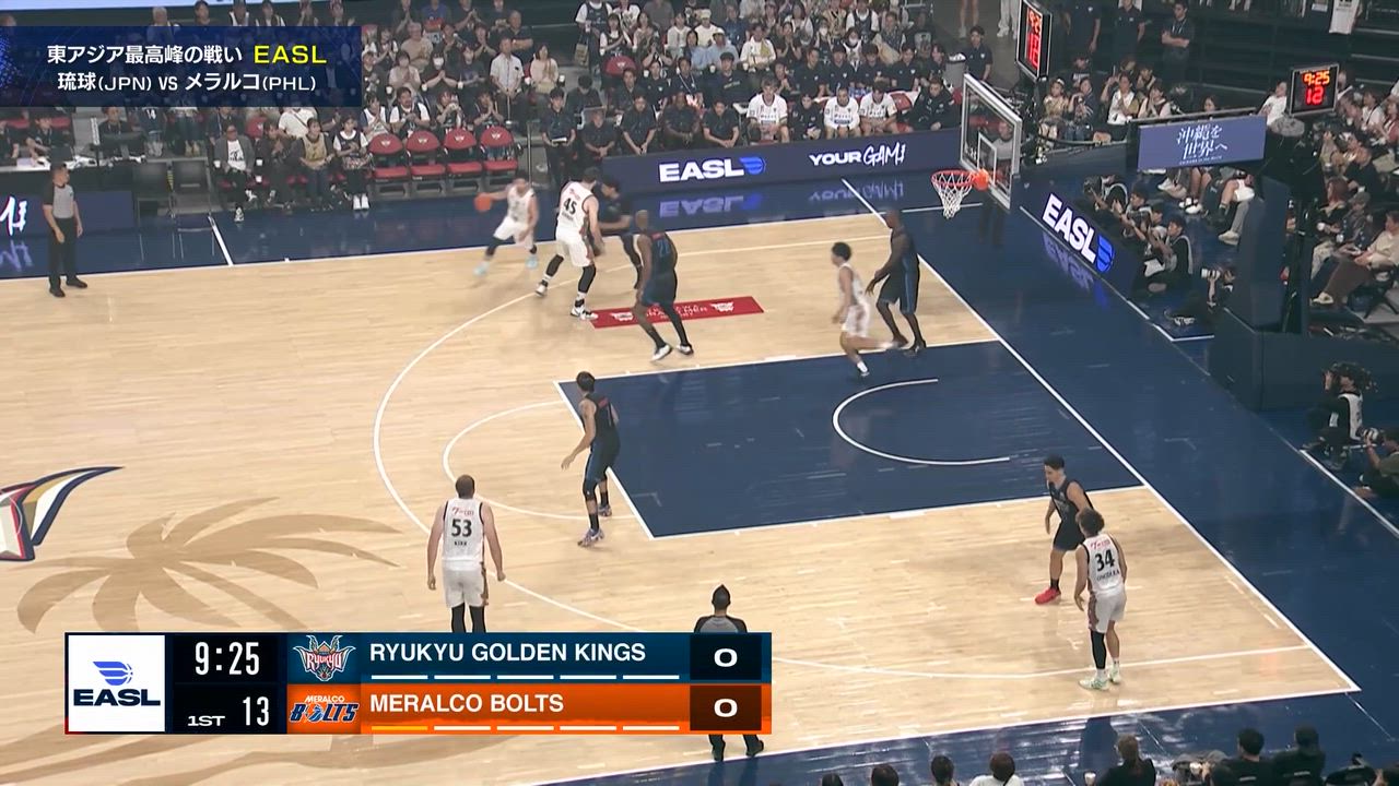 【動画】【EASLハイライト】圧巻！カーク＆クーリーWダブルダブルで琉球ゴールデンキングス白星 - スポーツナビ「株式会社U-NEXT_バスケットボール」