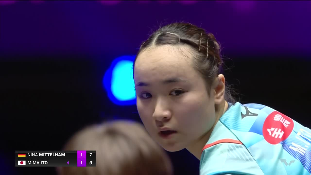 【動画】【2回戦ハイライト】伊藤美誠 vs ミッテルハム｜WTTチャンピオンズフランクフルト - スポーツナビ「テレ東卓球チャンネル」