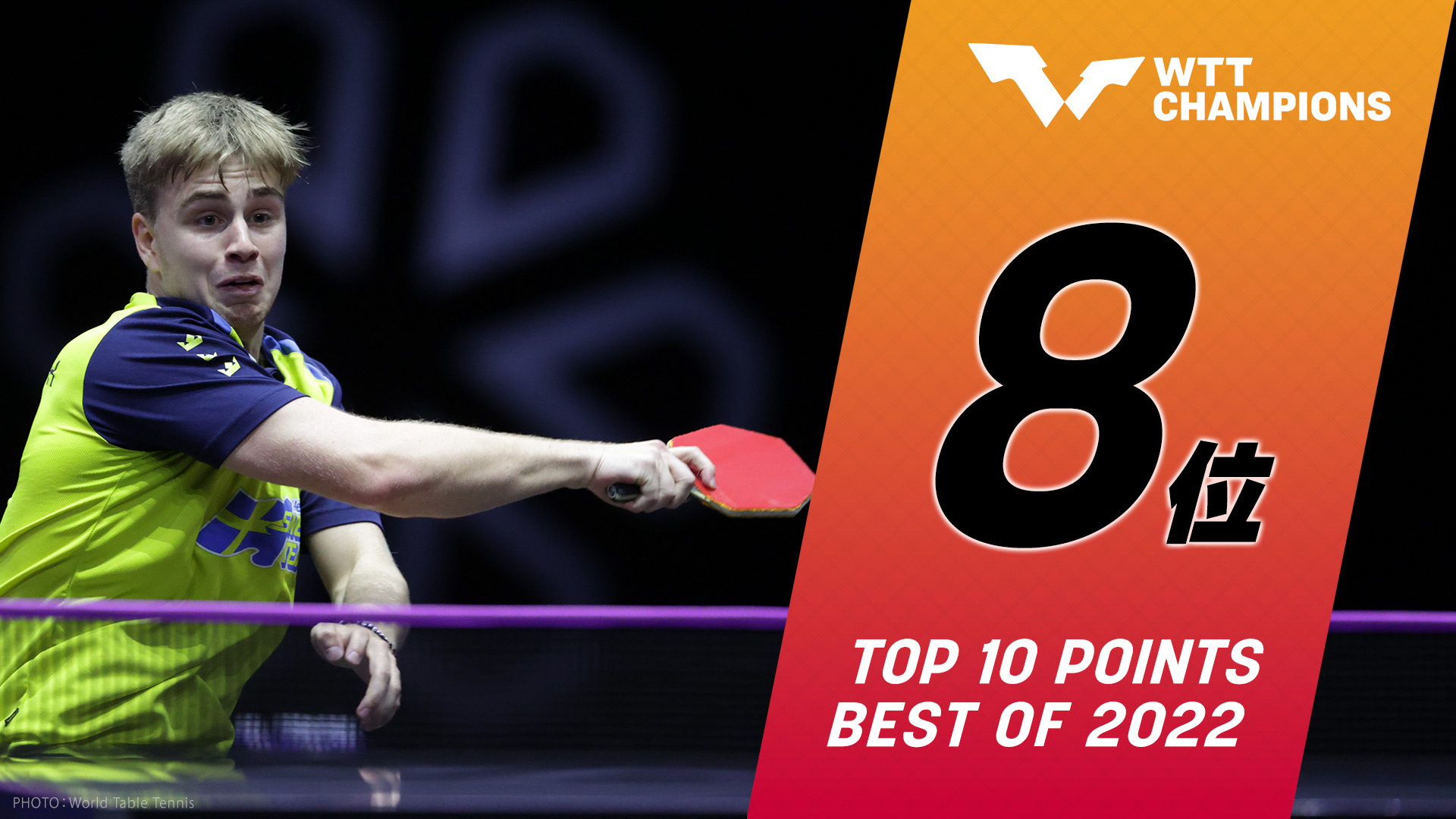 【動画】【第8位】WTT Best of 2022『ファンタジスタ・モーレゴードのカットブロック』TOP 10 POINT - スポーツナビ「テレ東卓球チャンネル」