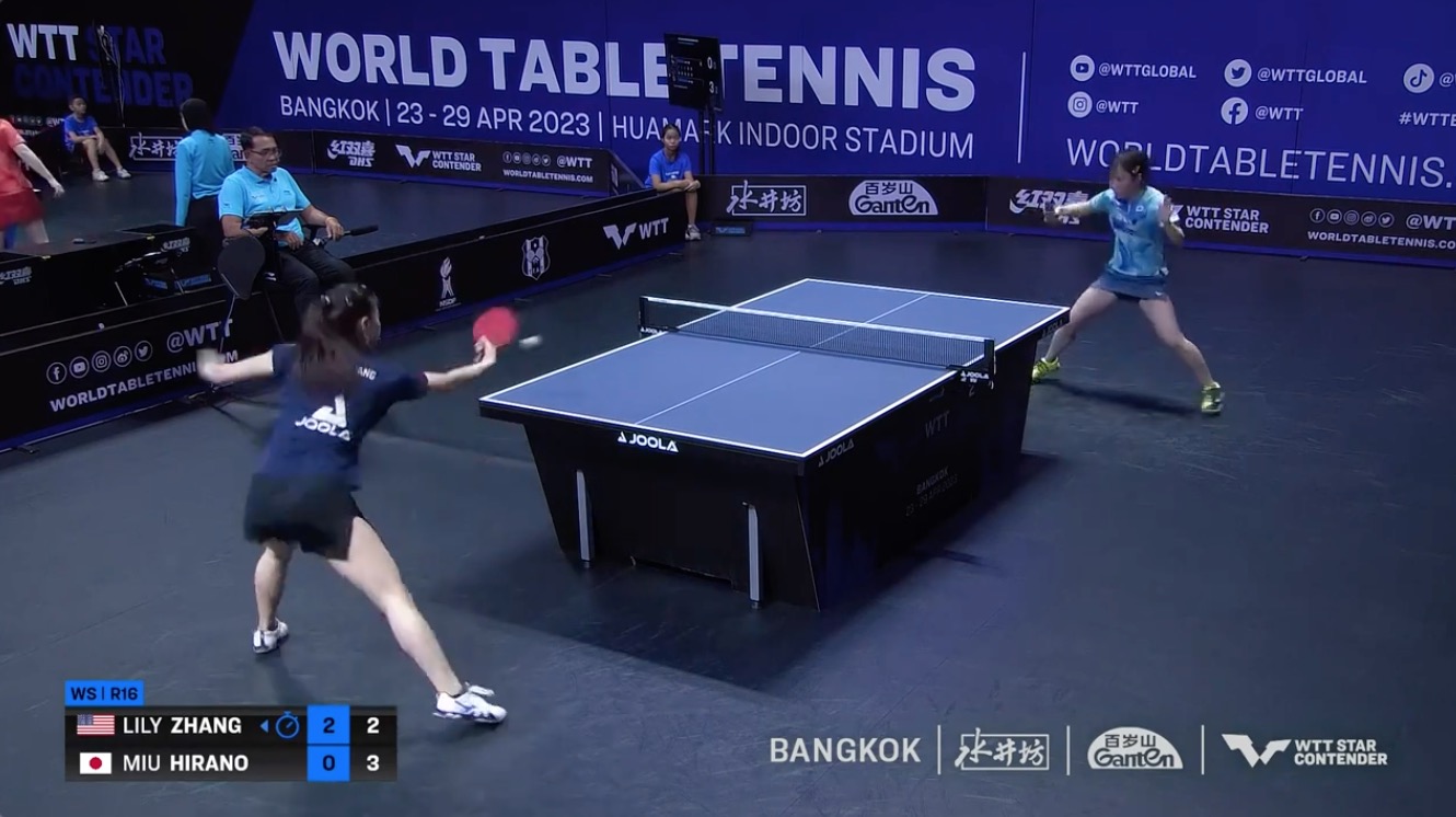 【動画】【3回戦】平野美宇 vs チャン・リリー｜WTTスターコンテンダーバンコク2023 女子シングルス - スポーツナビ「テレ東卓球チャンネル」