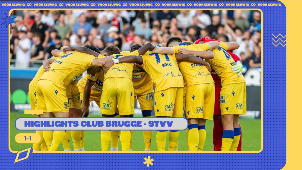 【動画】【シントトロイデン】ハイライト | ベルギーリーグ第9節 クラブ・ブルージュ 1-1 STVV - スポーツナビ「シント＝トロイデン VV