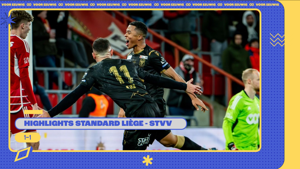 【動画】【シントトロイデン】ハイライト | ベルギーリーグ第20節 スタンダール・リエージュ 1-1 STVV - スポーツナビ「シント＝トロイデン VV