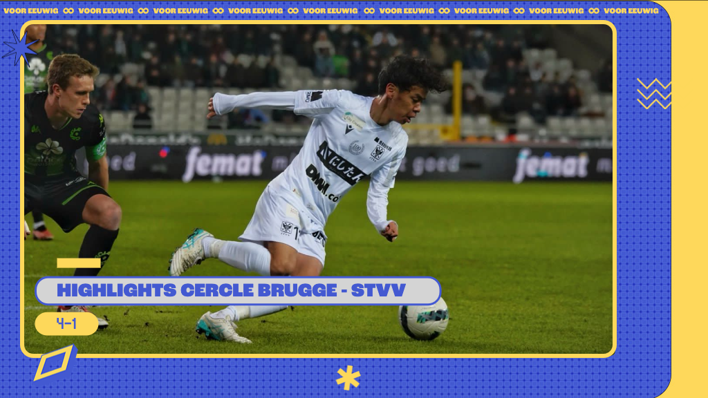 【動画】【シントトロイデン】ハイライト | ベルギーリーグ第24節 サークル・ブルージュ 4-1 STVV - スポーツナビ「シント＝トロイデン VV