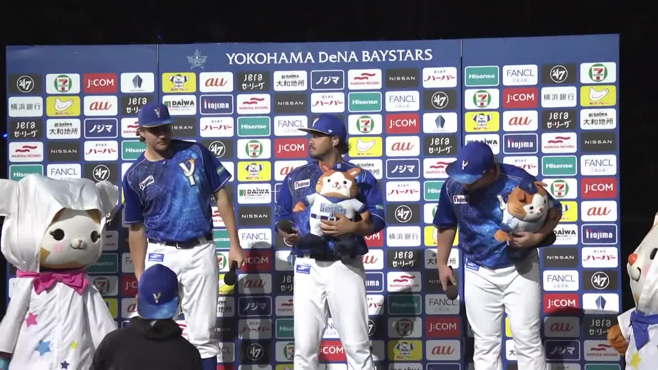 【動画】8/9(水)【DeNA vs 中日】ヒーローインタビュー - スポーツナビ「YOKOHAMA DeNA BAYSTARS」