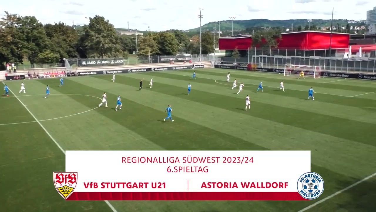 【動画】チェイス・アンリが先発出場！U-21チームのヴァルドルフ戦ハイライト【VfBシュトゥットガルト】 - スポーツナビ「VfBシュトゥットガルト」