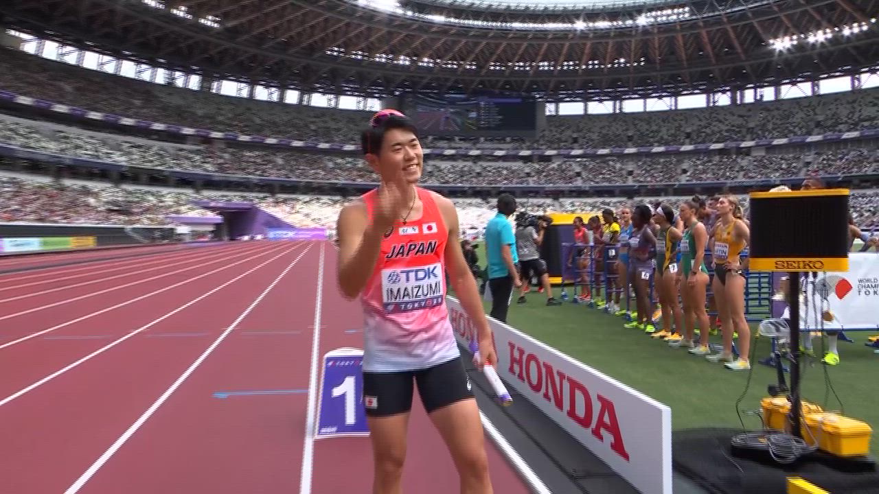 【動画】【東京世界陸上 9月13日〜21日】日本新記録 混合 4 x 400mリレー 予選 1組 【TBS系列生中継】 - スポーツナビ「東京2025世界陸上 TBS」