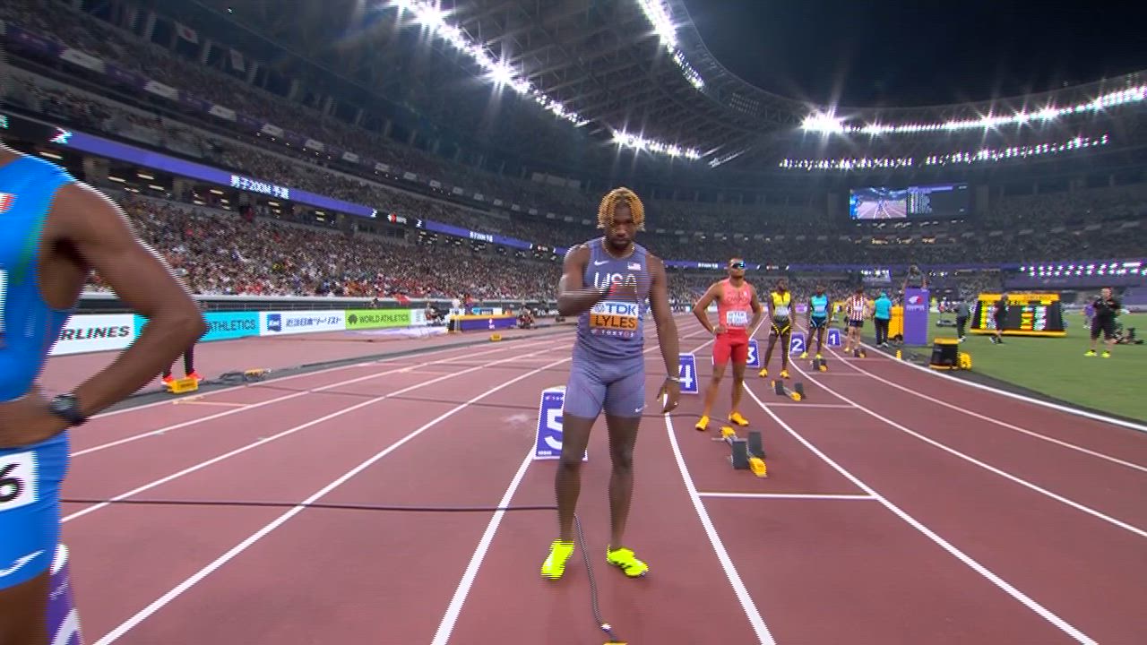 【動画】【東京世界陸上 9月13日〜21日】男子200m 予選4組 ライルズ 【TBS系列生中継】 - スポーツナビ「東京2025世界陸上 TBS」