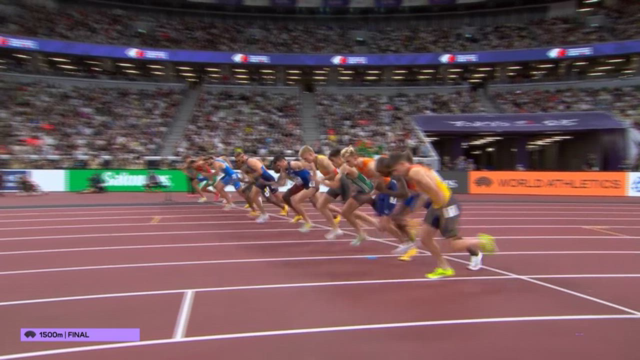 【動画】【東京世界陸上 9月13日〜21日】男子1500m 決勝 【TBS系列生中継】 - スポーツナビ「東京2025世界陸上 TBS」