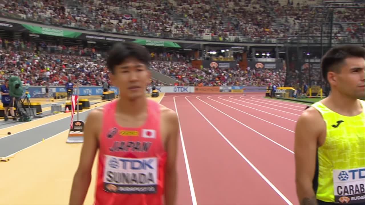 【動画】【世界陸上ブダペスト】男子3000m障害 予選 2組 砂田晟弥 選手【ハイライト】 - スポーツナビ「東京2025世界陸上 TBS」