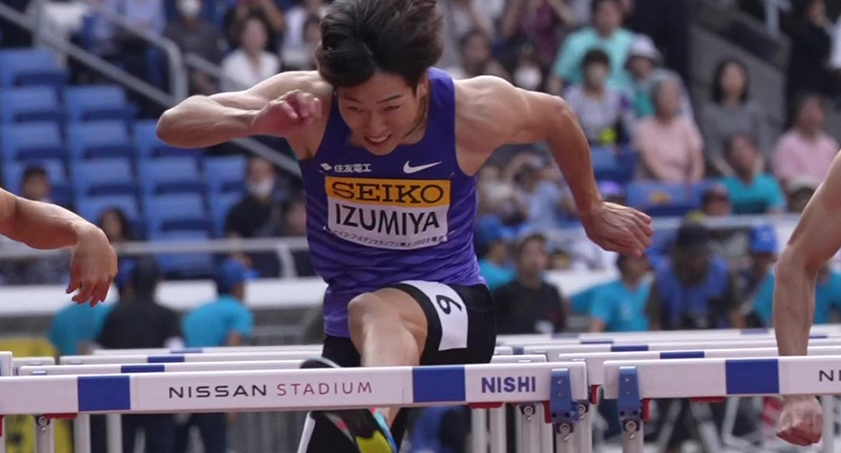 【動画】【セイコーGGP】男子110mハードル、泉谷駿介が今季世界2位のタイムで優勝 - スポーツナビ「日本陸上競技連盟（JAAF）」