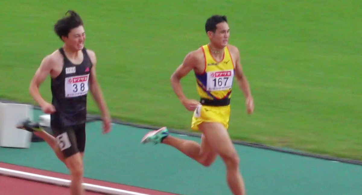 【動画】【陸上・日本選手権】男子800m日本記録保持者・川元が30年ぶりの大会新で5度目の優勝 - スポーツナビ「日本陸上競技連盟（JAAF）」