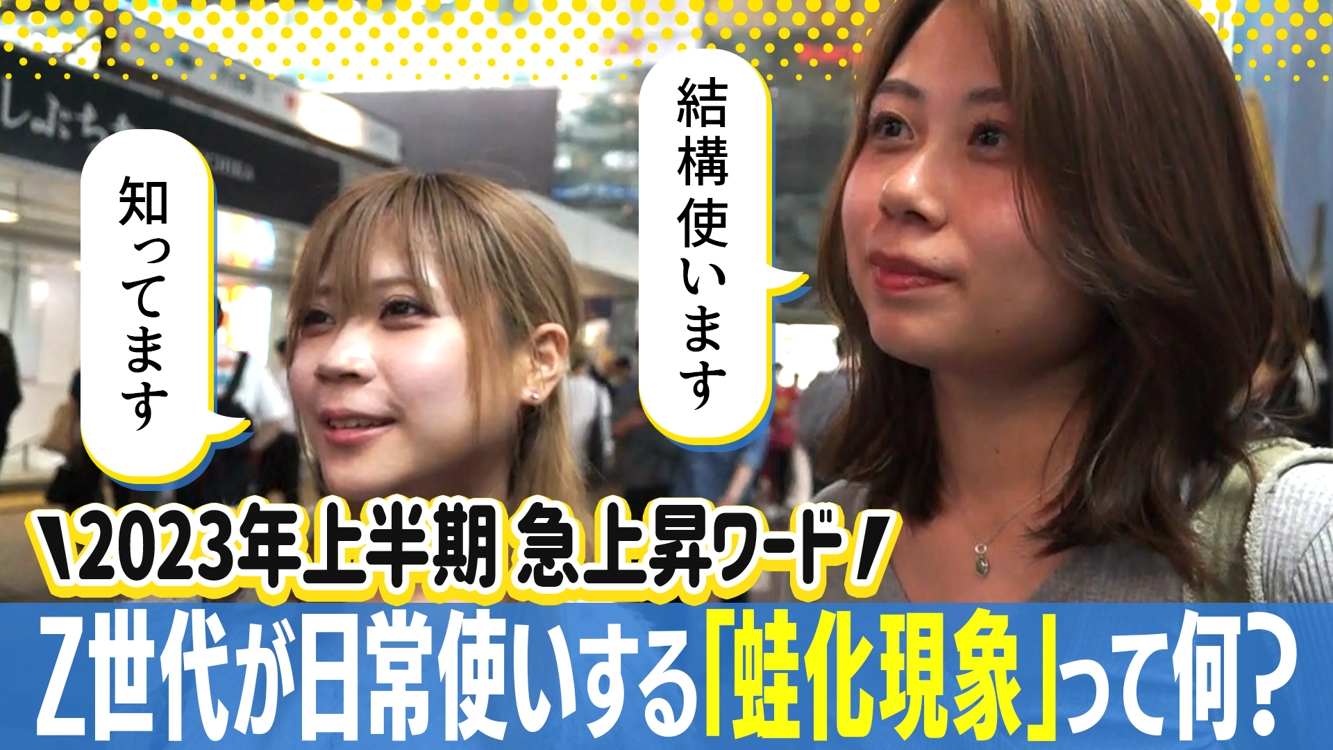 Z世代が使う2023年急上昇ワード「蛙化現象」皆さんは意味や由来などご存知ですか？ - Yahoo! JAPAN | Yahoo! JAPAN