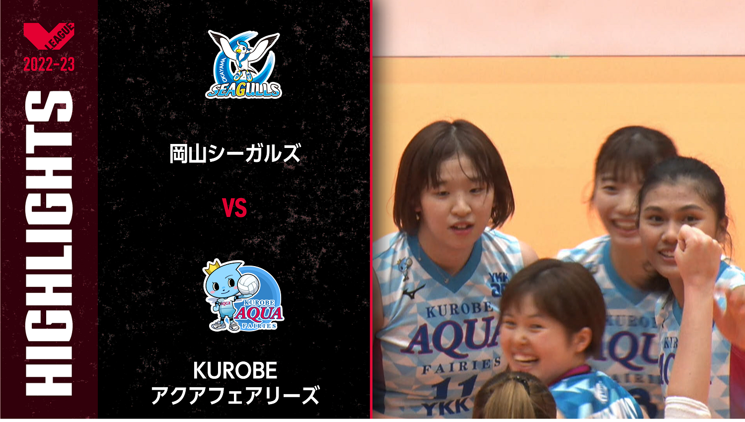 【動画】【Vリーグ公式】2023/01/22 ハイライト #岡山シーガルズ vs #KUROBEアクアフェアリーズ - スポーツナビ「V.LEAGUE」
