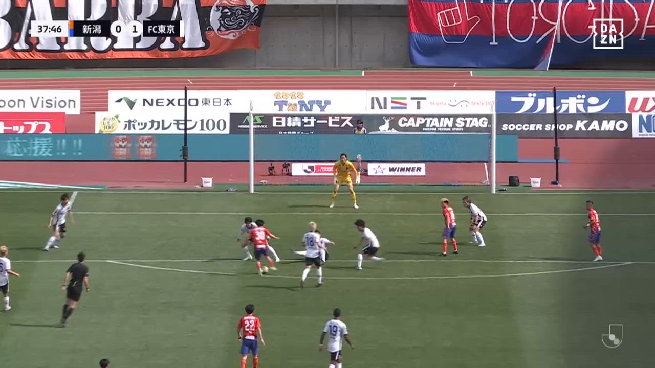 Jリーグ - J1 第14節 アルビレックス新潟 vs. FC東京 - 試合経過 - スポーツナビ
