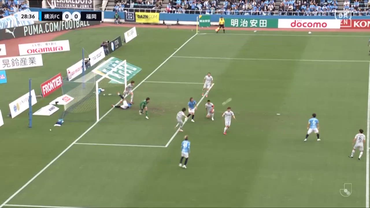 Jリーグ - J1 第16節 横浜FC vs. アビスパ福岡 - 試合経過 - スポーツナビ