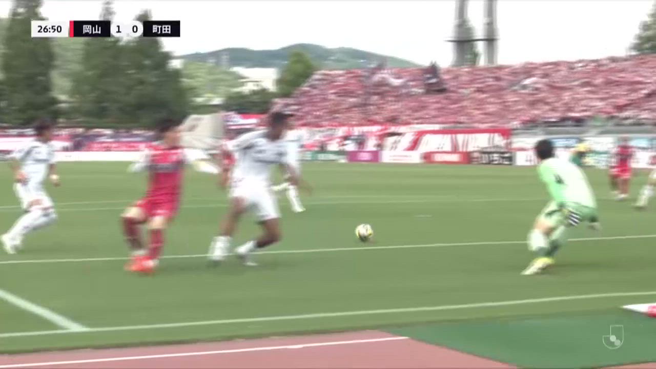 Jリーグ - J1 第18節 ファジアーノ岡山 vs. FC町田ゼルビア - 試合経過 - スポーツナビ