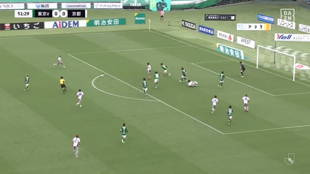 Jリーグ - J1 第18節 東京ヴェルディ vs. 京都サンガF.C. - 試合経過 - スポーツナビ