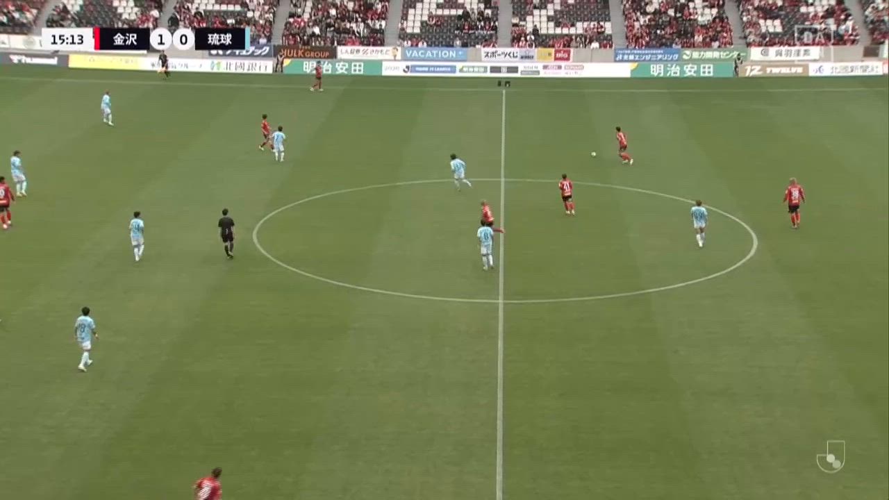 Jリーグ - J3 第14節 ツエーゲン金沢 vs. FC琉球 - 試合経過 - スポーツナビ