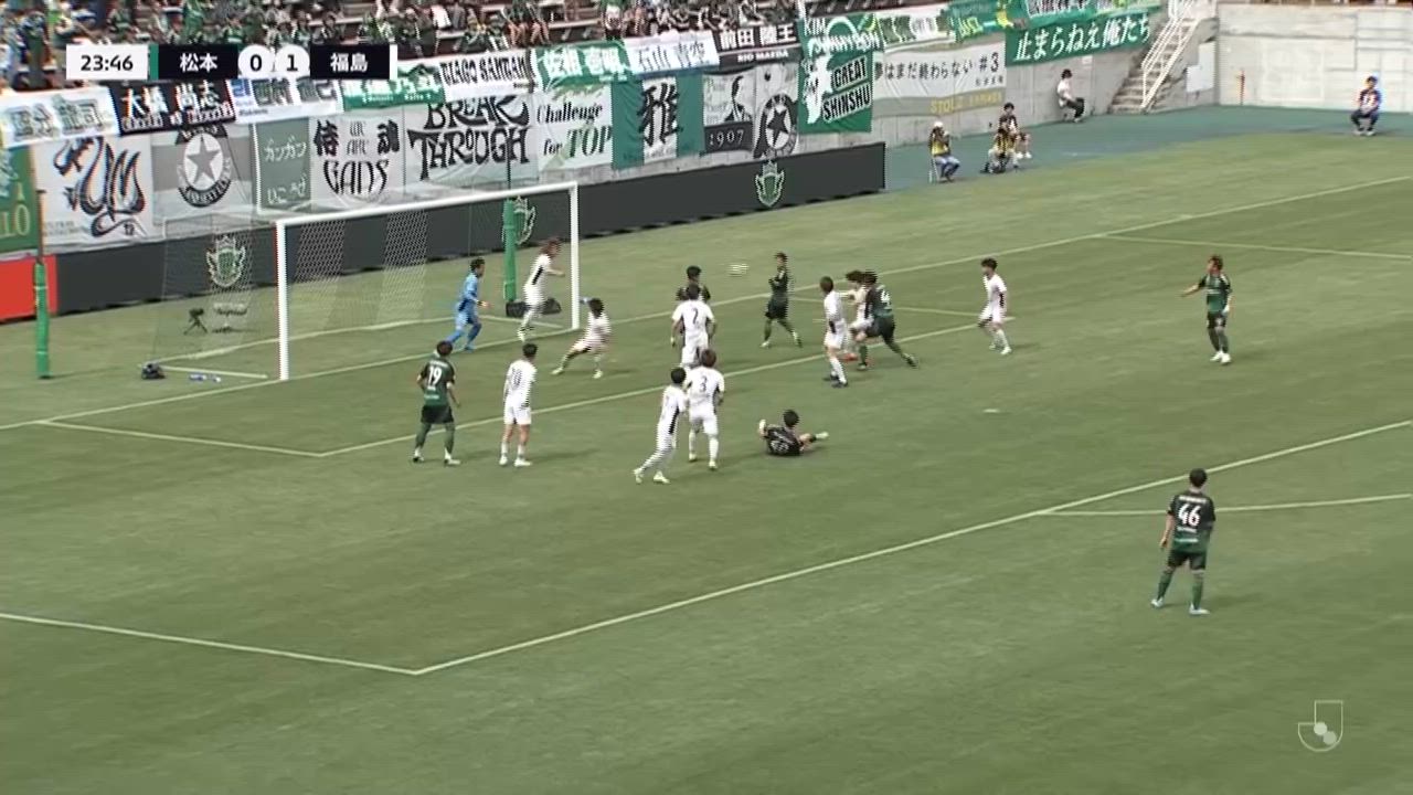 Jリーグ - J3 第15節 松本山雅FC vs. 福島ユナイテッドFC - 試合経過 - スポーツナビ