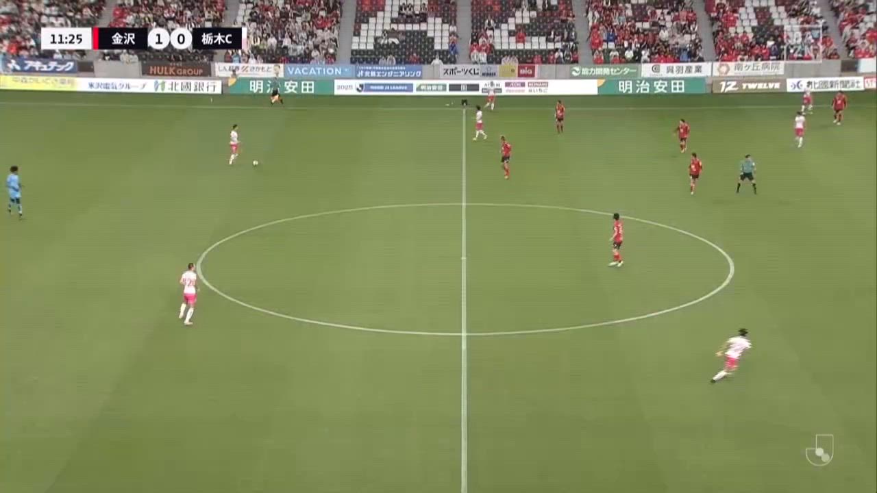 【動画】明治安田J3【第16節】金沢 vs 栃木 ダイジェスト - スポーツナビ「DAZN Jリーグ」