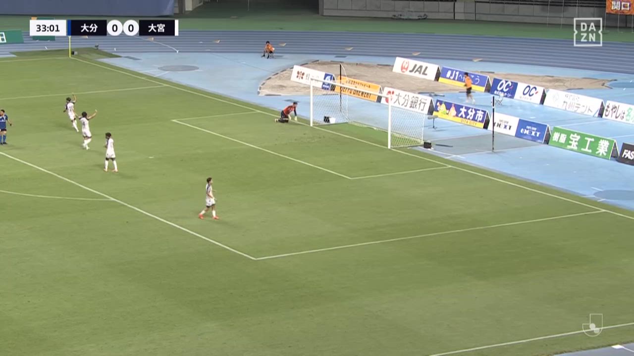 Jリーグ - J2 第21節 大分トリニータ vs. RB大宮アルディージャ - 試合経過 - スポーツナビ