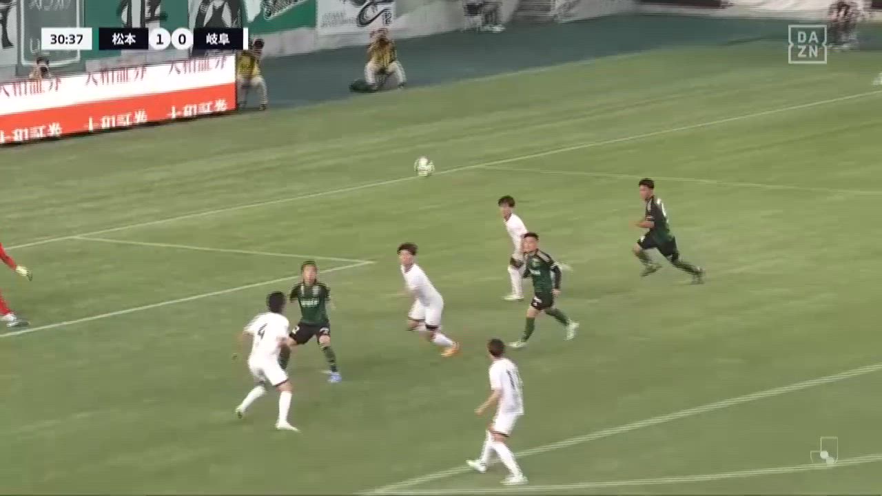 Jリーグ - J3 第22節 松本山雅FC vs. FC岐阜 - 試合経過 - スポーツナビ