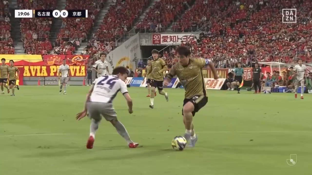 Jリーグ - J1 第25節 名古屋グランパス vs. 京都サンガF.C. - 試合経過 - スポーツナビ