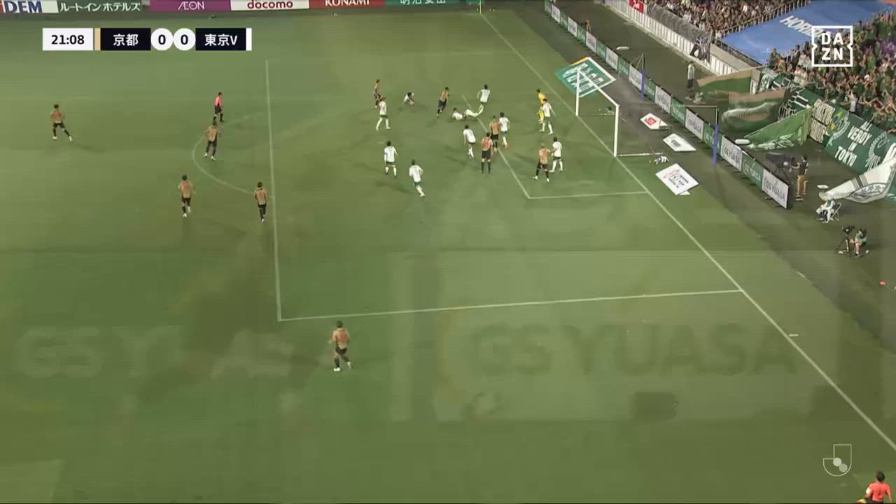 Jリーグ - J1 第26節 京都サンガF.C. vs. 東京ヴェルディ - 試合経過 - スポーツナビ