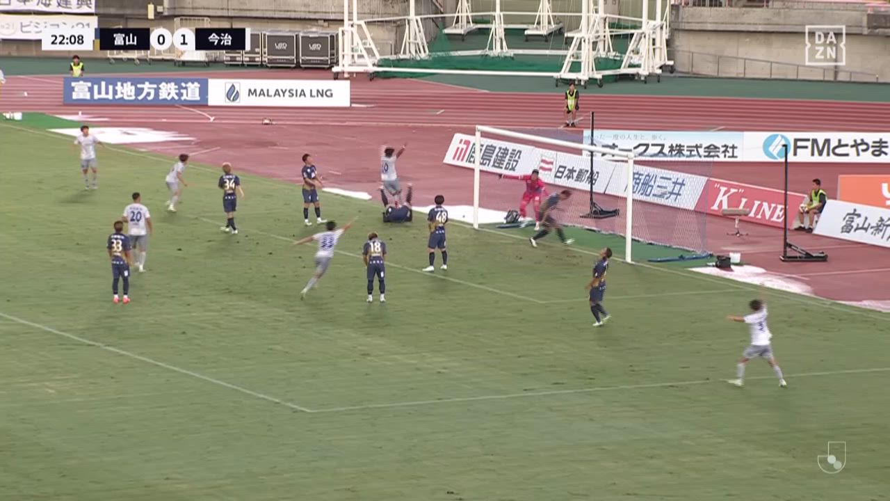 Jリーグ - J2 第26節 カターレ富山 vs. FC今治 - 試合経過 - スポーツナビ