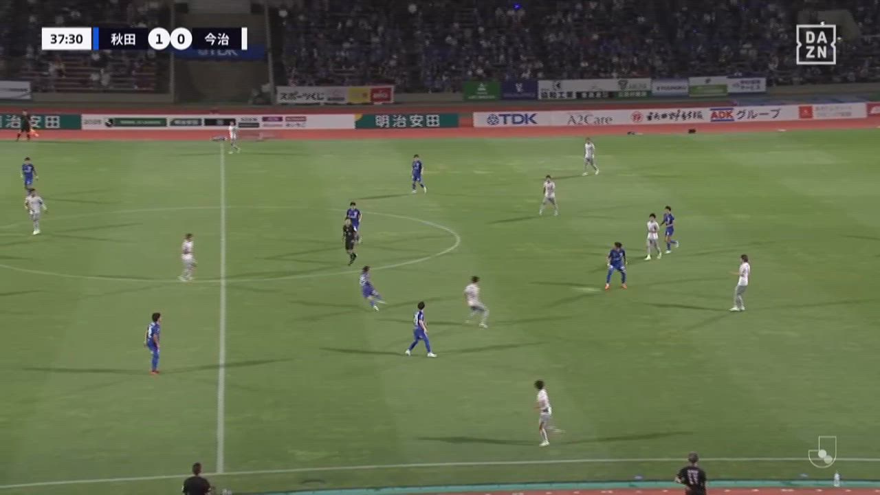 Jリーグ - J2 第27節 ブラウブリッツ秋田 vs. FC今治 - 試合経過 - スポーツナビ