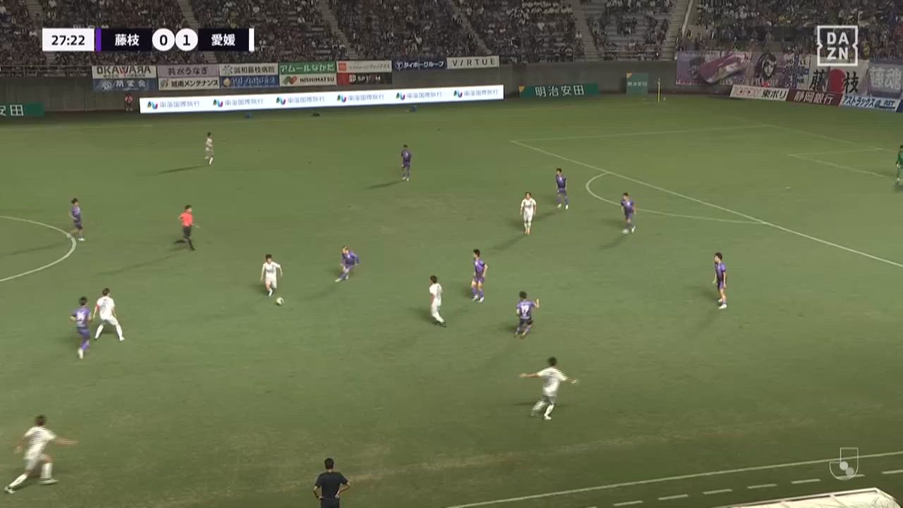Jリーグ - J2 第27節 藤枝MYFC vs. 愛媛FC - 試合経過 - スポーツナビ