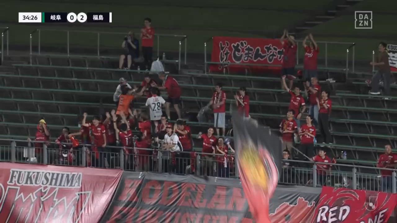 Jリーグ - J3 第24節 FC岐阜 vs. 福島ユナイテッドFC - 試合経過 - スポーツナビ