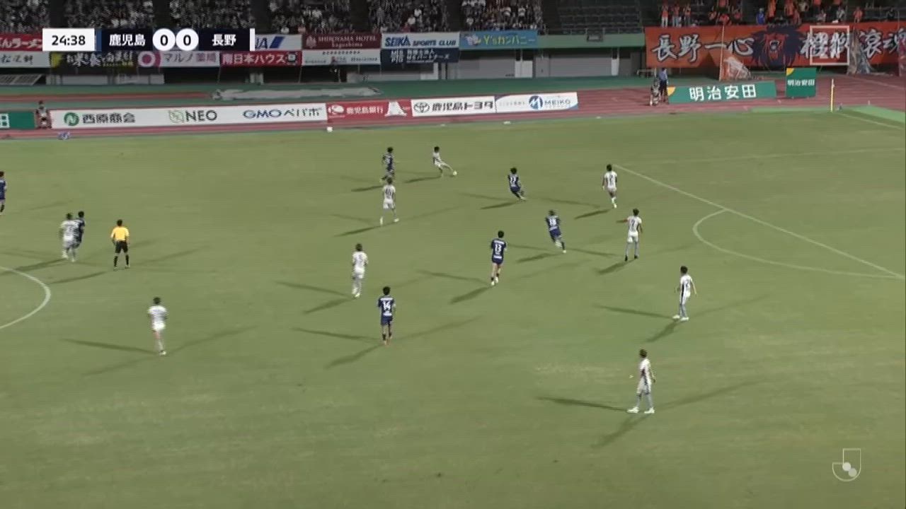 Jリーグ - J3 第24節 鹿児島ユナイテッドFC vs. AC長野パルセイロ - 試合経過 - スポーツナビ