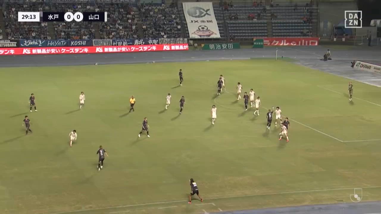 Jリーグ - J2 第28節 水戸ホーリーホック vs. レノファ山口FC - 試合経過 - スポーツナビ