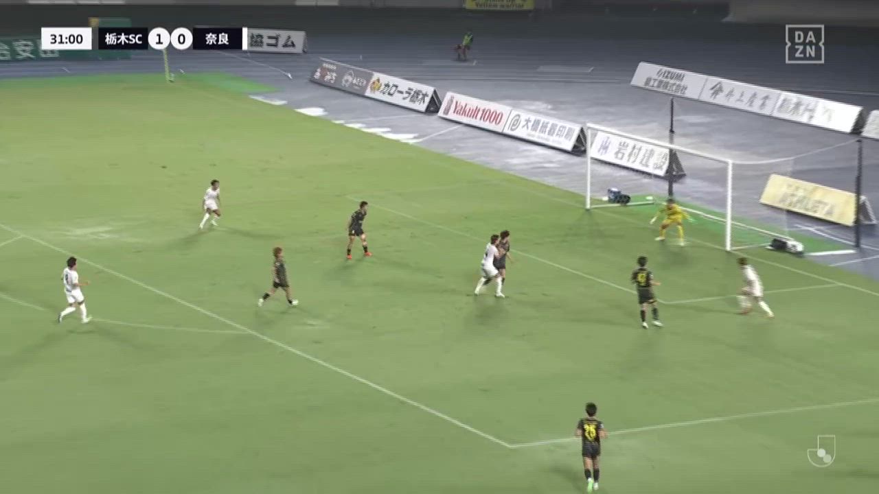 【動画】明治安田J3【第25節】栃木 vs 奈良 ダイジェスト - スポーツナビ「DAZN Jリーグ」