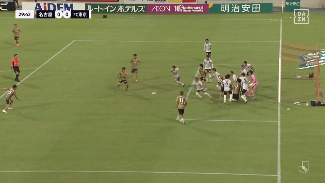 Jリーグ - J1 第28節 名古屋グランパス vs. FC東京 - 試合経過 - スポーツナビ